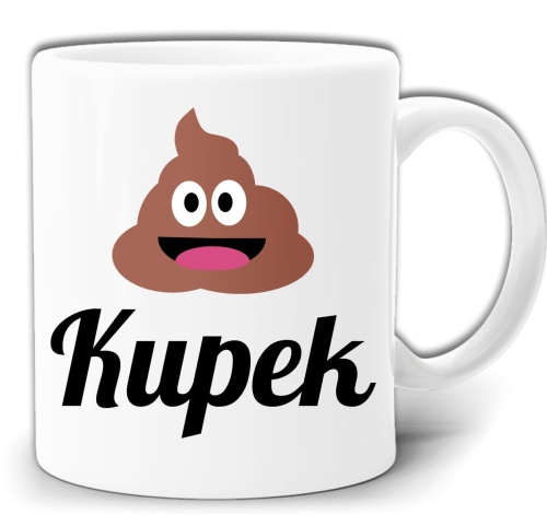 ŚMIESZNY KUBEK KUPEK KUPA NADRUK W PUDEŁKU GW168 IgaDRUK.pl - drukarnia ...